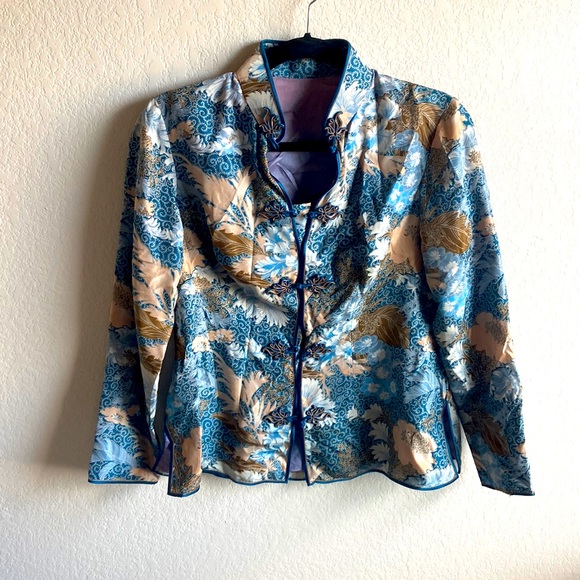 Vintage | Jackets & Coats | Vintage Authentic Silk Asian Inspired ...